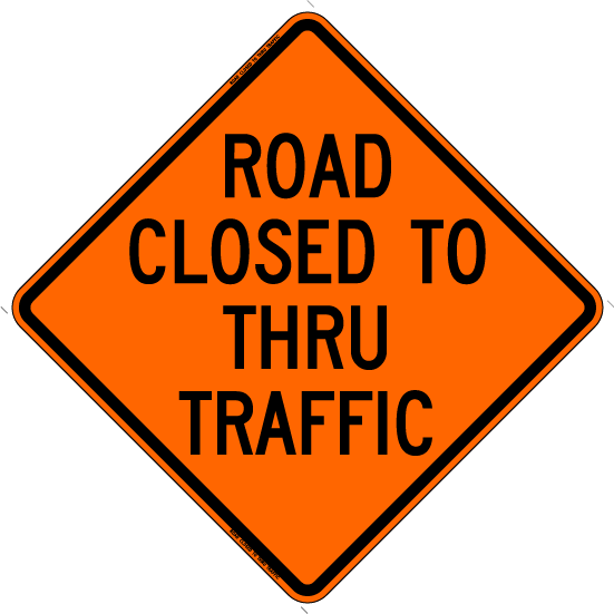 road closed